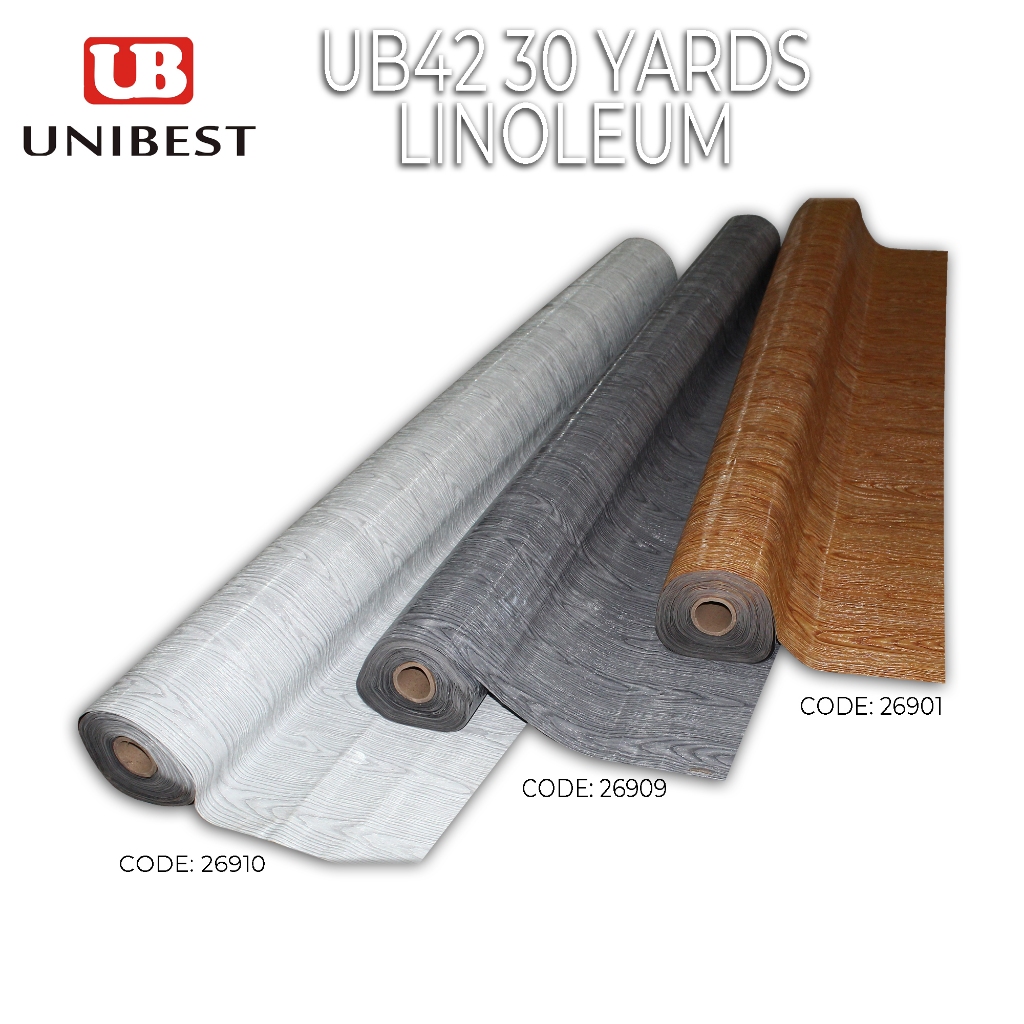 UNIBEST High Quality Floor Linoleum 30 Yards x 72" width (UB42 ...