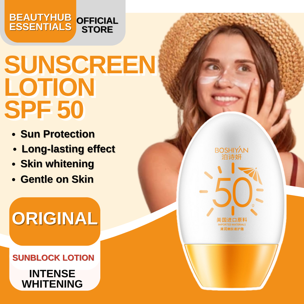 BOSHIYAN Face Sunscreen Cream SPF50+ UV Isolation Cream Refreshing ...