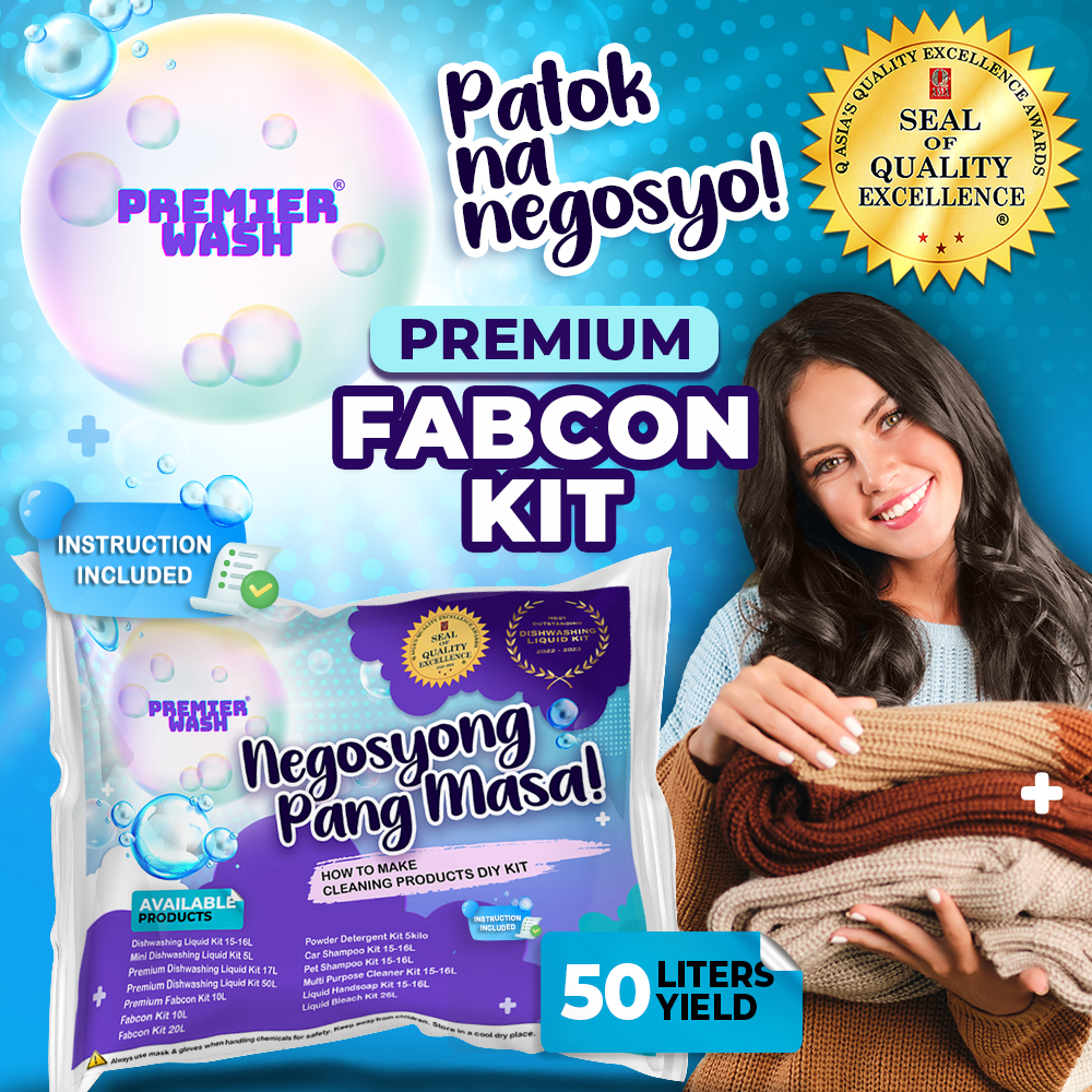 50 LITERS YIELD PREMIUM FABCON KIT - PREMIER WASH | Shopee Philippines