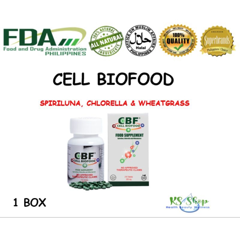 CBF HCI CELL BIO FOOD 210 TABLETS | Shopee Philippines