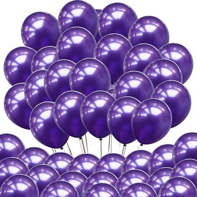 DARK VIOLET Metallic Balloon (25pcs/100pcs per pack) | Shopee Philippines