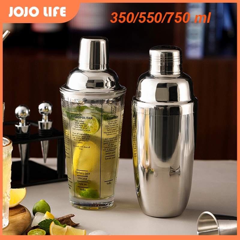 Stainless Steel Cocktail Shaker Milk Tea Shaker Wine Shaker With ...