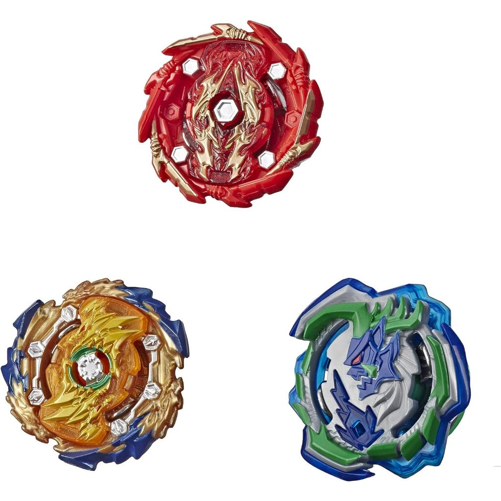 Hasbro Beyblade Burst Rise Hypersphere Battle Hunters 3-Pack (Brown Box ...