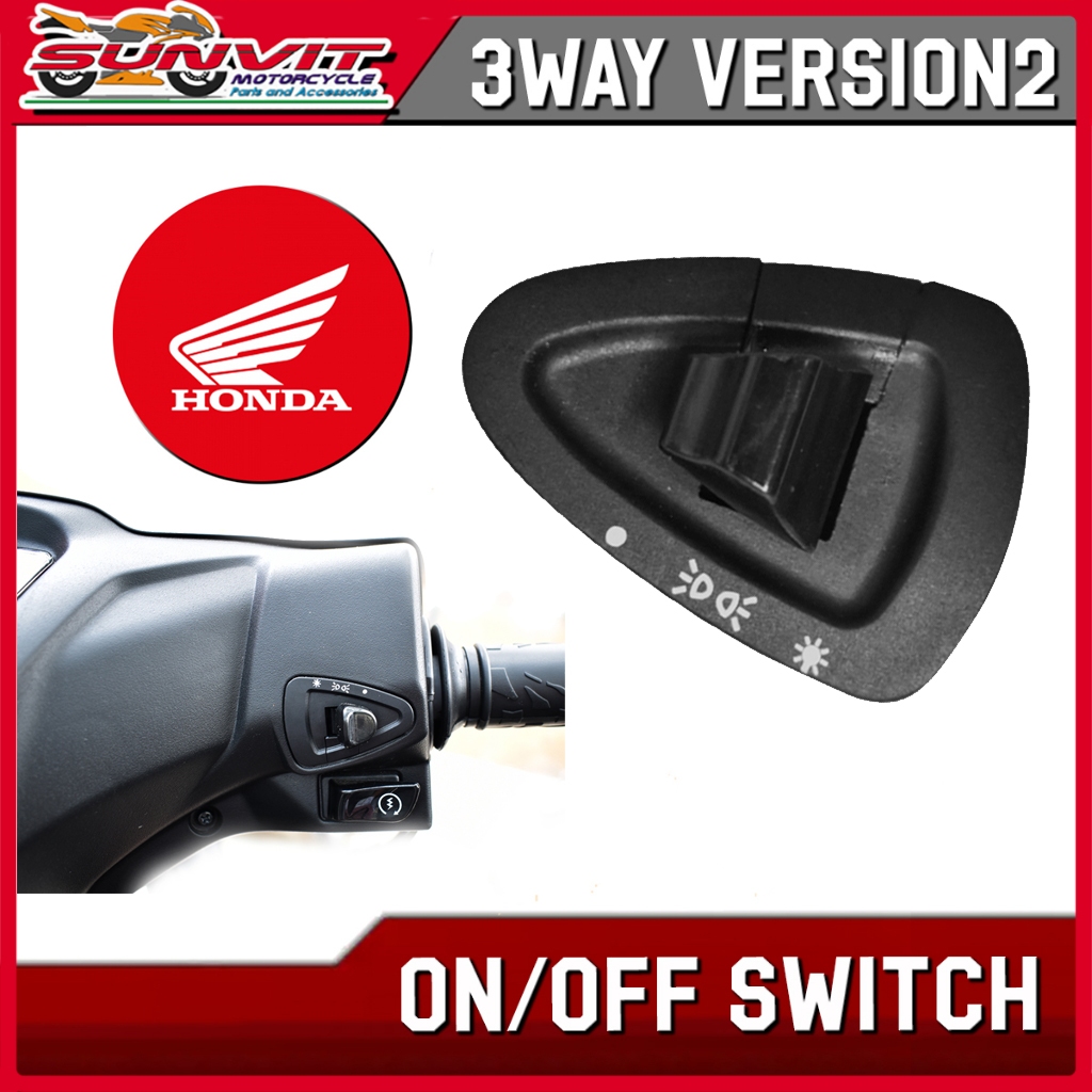 MOTORCYCLE HONDA 3WAY ON / OFF HEADLIGHT SWITCH | Shopee Philippines