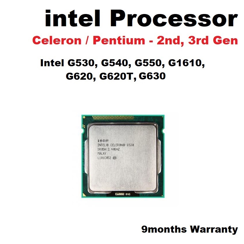 Pre-Own Processors for Celeron & Pentium 2nd and 3rd Gen | Shopee Philippines