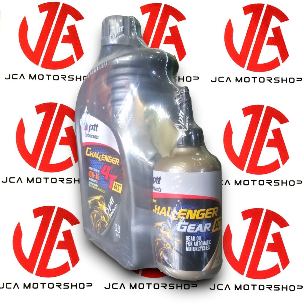 ORIGINAL PTT LUBRICANTS ENGINE OIL 4T CHALLENGER SCOOTER SEMI-SYNTHETIC ...
