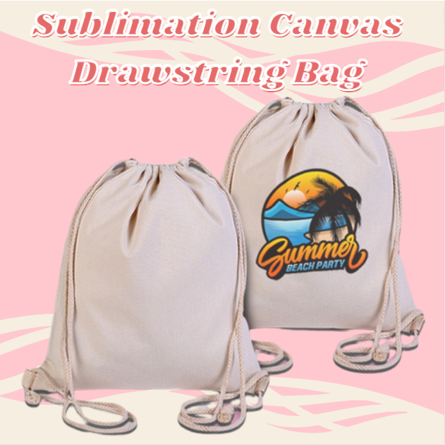 Sublimation Canvas Drawstring Bag 41x33cm | Shopee Philippines