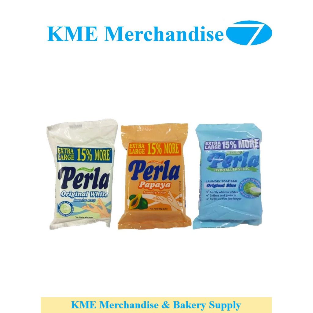 Perla Hypoallergenic Laundry Soap Bar Extra Large (110g) | Shopee ...