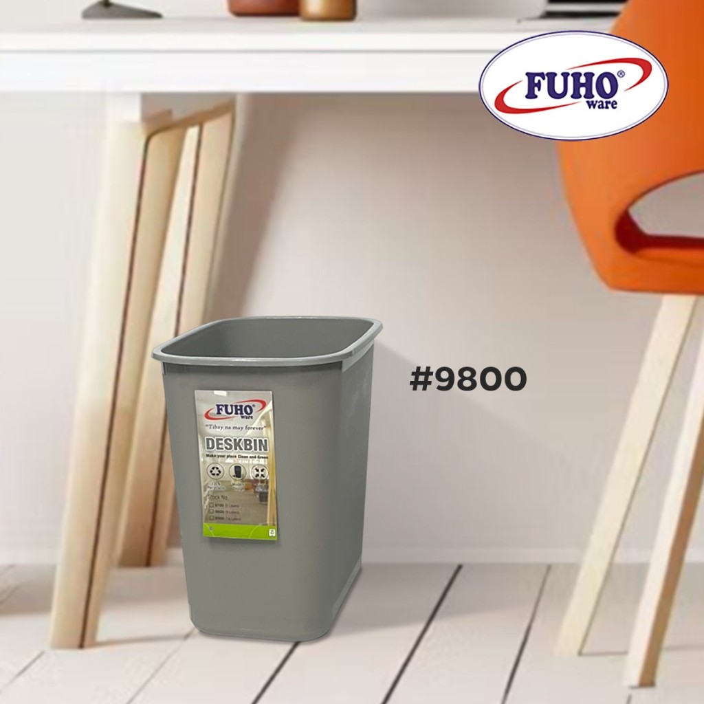 1 pc FUHO 12L Trash Bin without Cover #9800 | Shopee Philippines