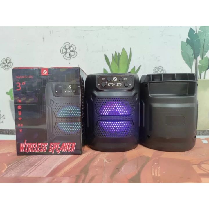 KTS-1276 KARAOKE WIRELESS BLUETOOTH SPEAKER（NO MIC) | Shopee Philippines