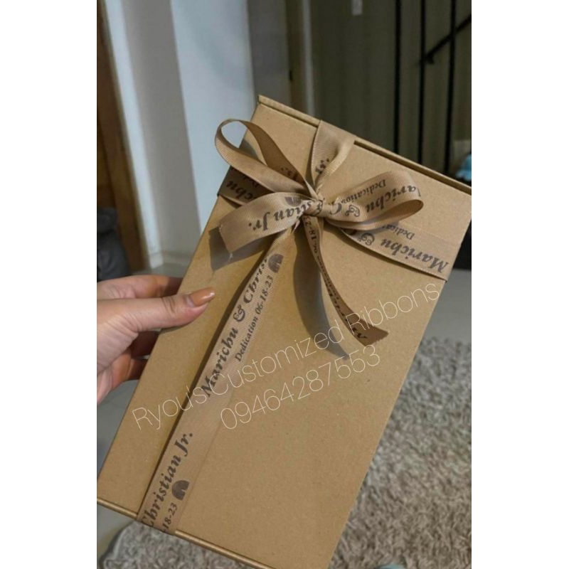 Personalized Wedding Ribbons| 50 Yards/Roll | Shopee Philippines