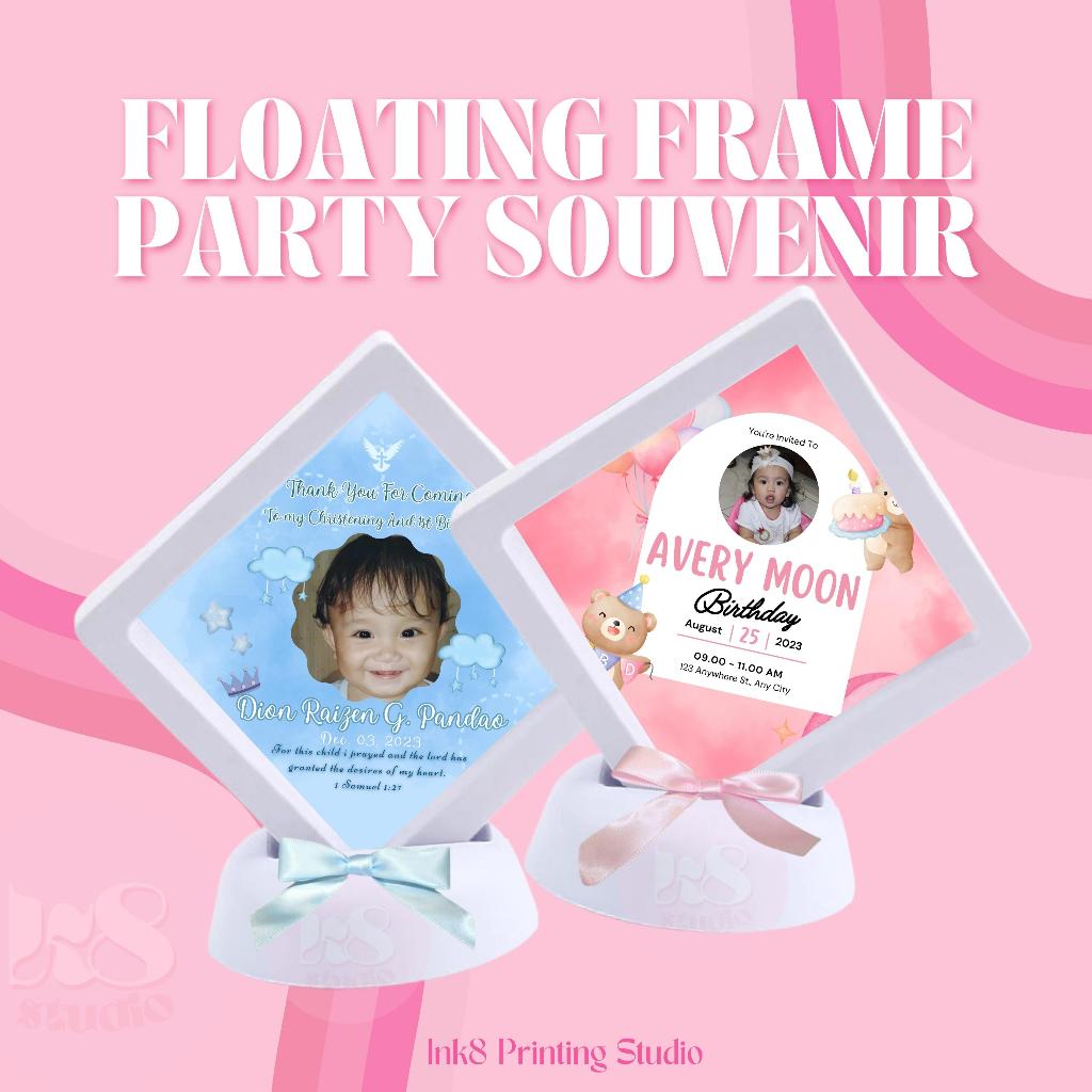 INK8 | Floating Frame Event Souvenir Customizable / Personalized Print ...