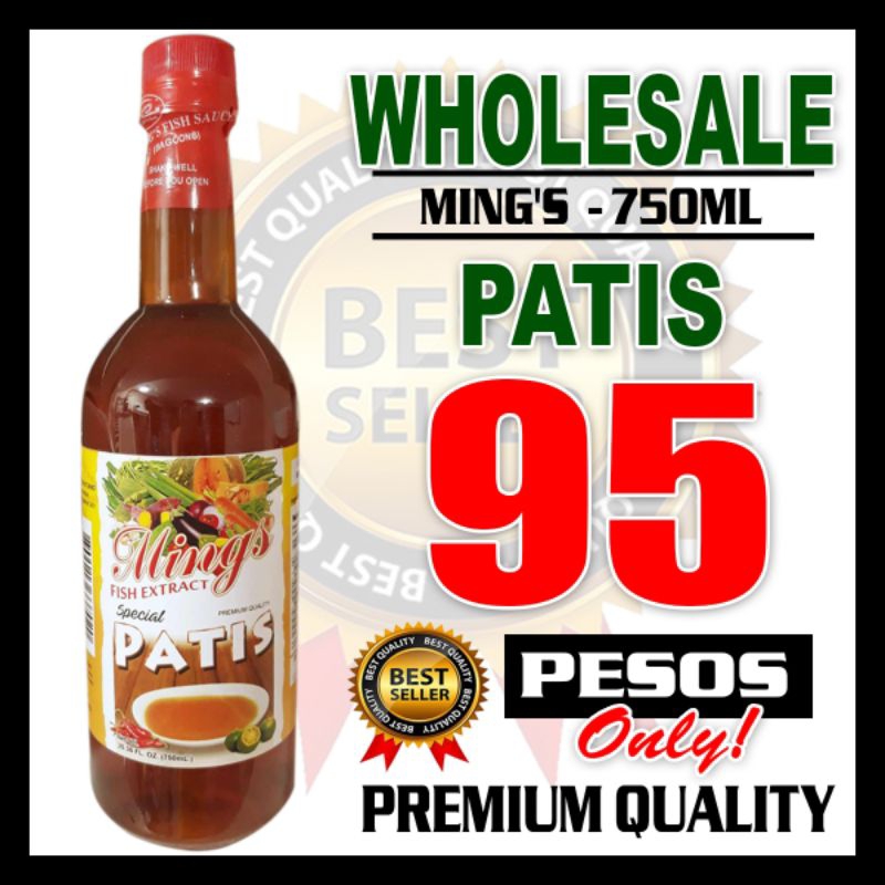 Original Mings Special Patis Pangasinan 750ML | Shopee Philippines