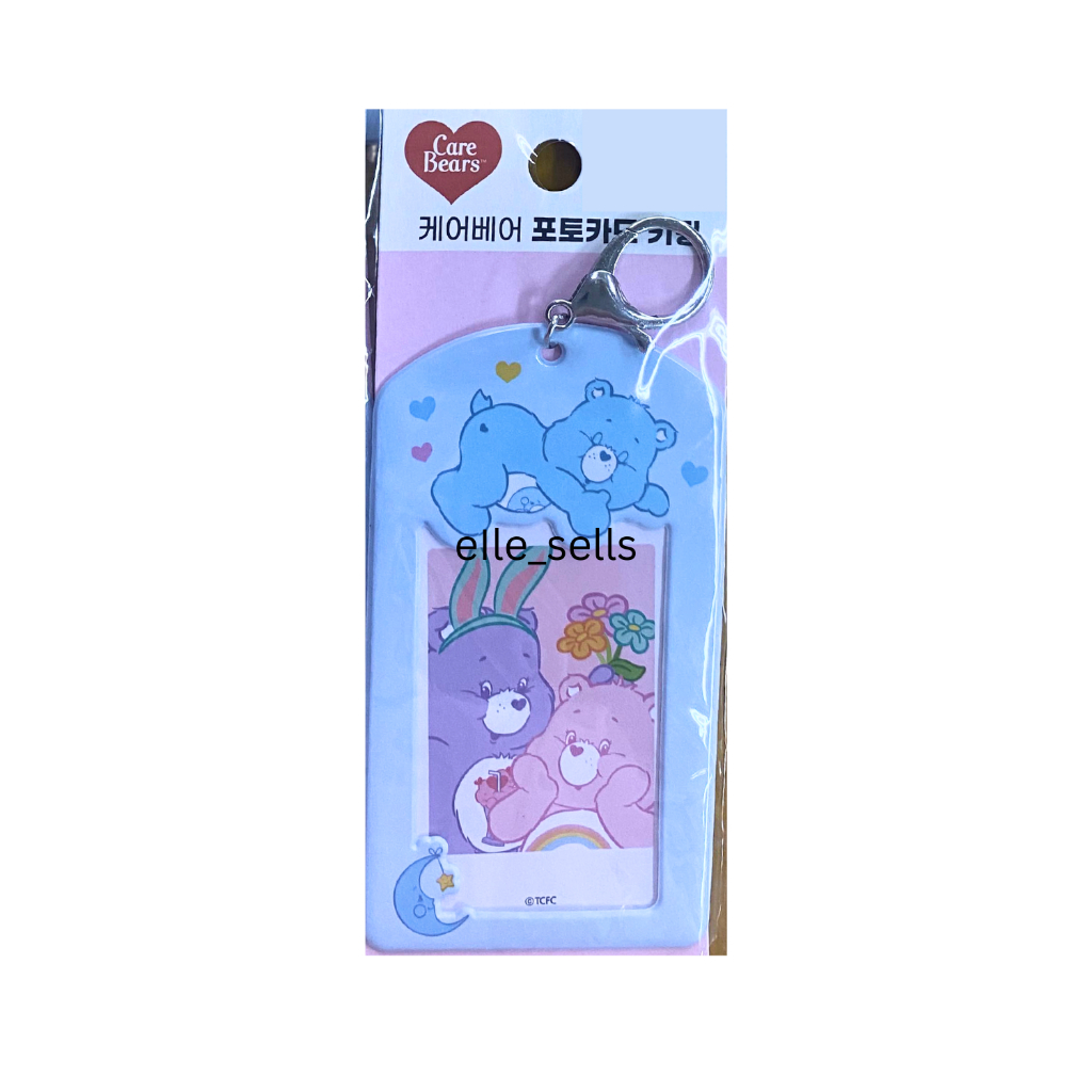 Photocard Holder Keyring or Keychain | Daiso Korea KR Spring Carebears Composition Y2K Aesthetic ...