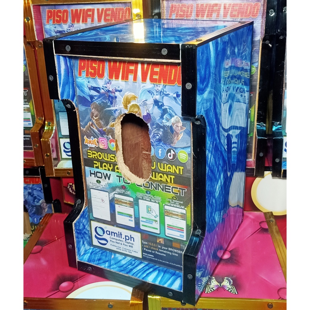 Wifi Vendo Box Casing Formica Finish Quality Box With Lining/ moulding ...