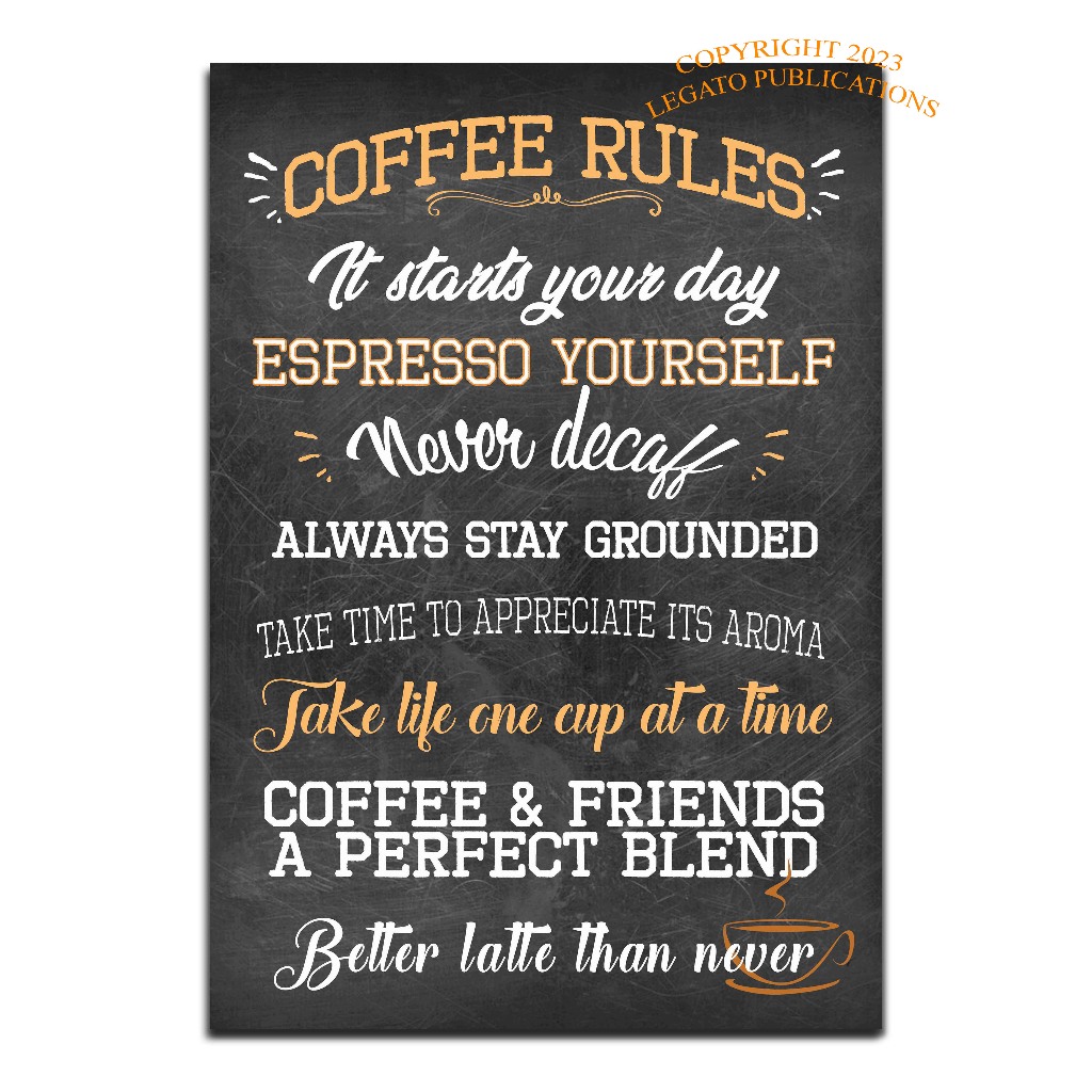 All Rustic Wood Coffee Sign Coffee Wall Décor Aesthetic Coffee Wall ...