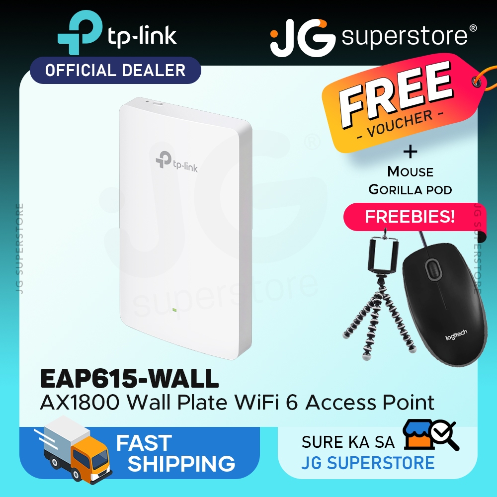 TP-Link EAP615-Wall AX1800 Wall Plate WiFi 6 Access Point with ...