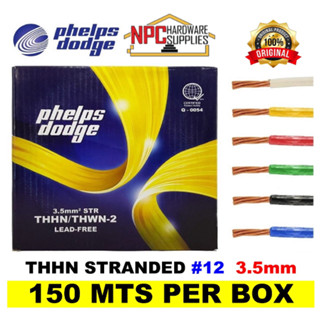 ORIGINAL PHELPS DODGE PD Stranded Wire Thhn / Thwn 2 AWG #12 3.5mm 3.5 ...