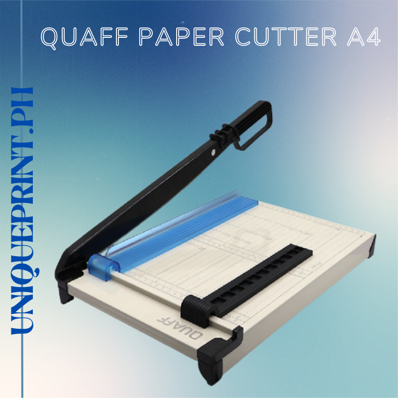 QUAFF Paper Cutter A4 Size Metal Structure with Adjuster & Stopper ...