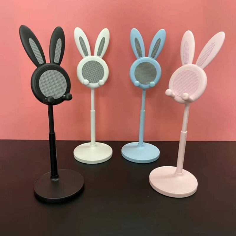 Adjustable Height Angle Cute Bunny Phone Stand | Shopee Philippines