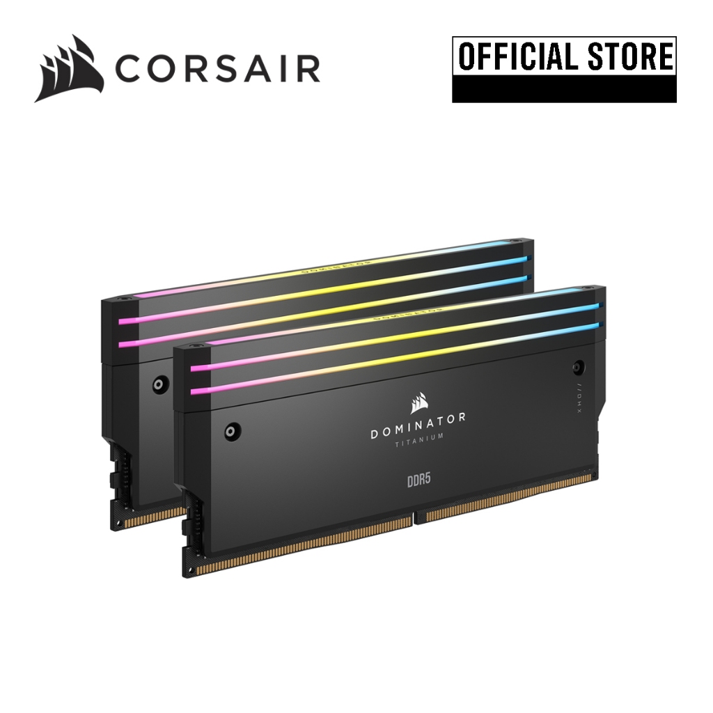 CORSAIR DOMINATOR TITANIUM RGB 32GB (2x16GB) DDR5 DRAM 6000MT/s CL30 ...