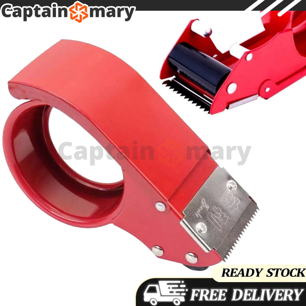 Tape Dispenser Heavy Duty 2" Metal Packaging Plastic Tapes Roller ...