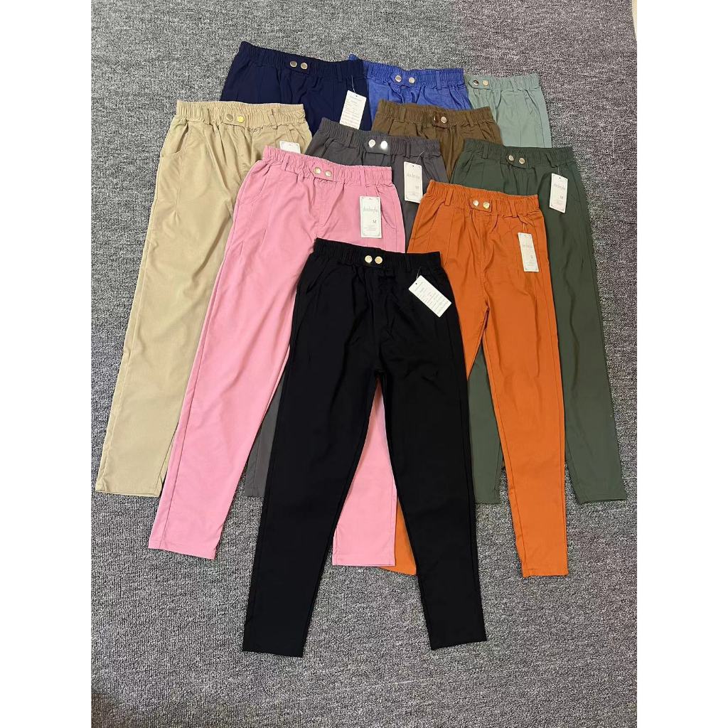 NEWEST plain candy pants for women\for office wearing\high strechable ...