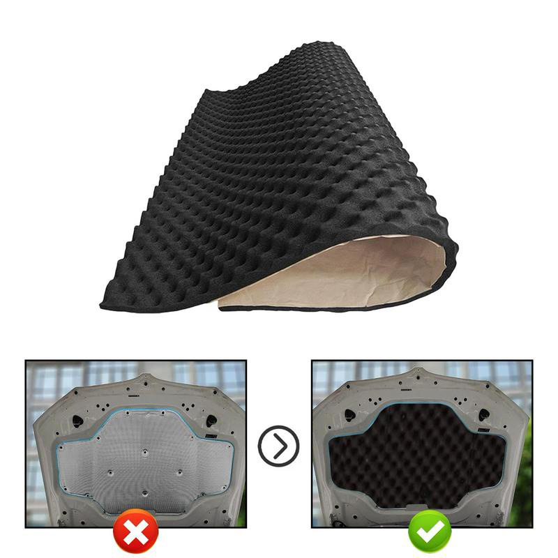 Self-Adhesive Car Sound Proof Padding Soundproofing Foam Acoustic ...