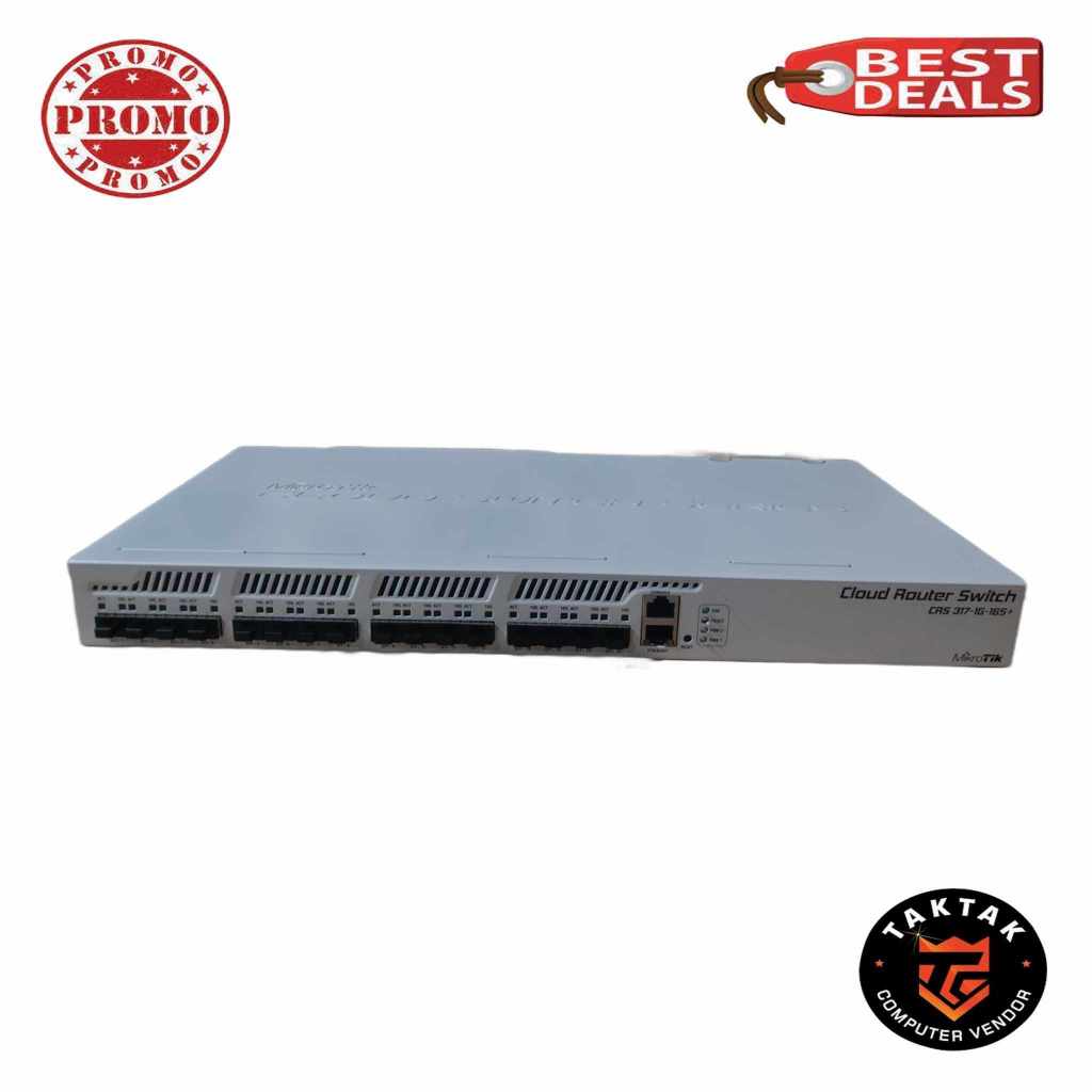 MikroTik Routerboard Cloud Switch Series ( CRS317-1G-16S+RM ) | Shopee ...