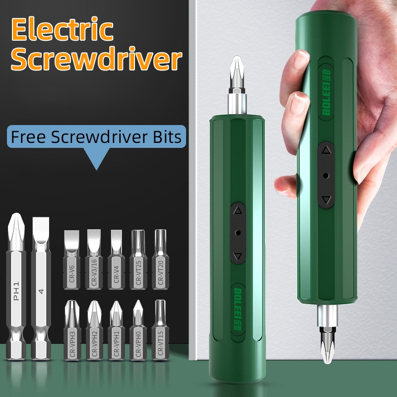 Mini Cordless Electric Screwdriver Portable Mini Rechargeable Electric ...