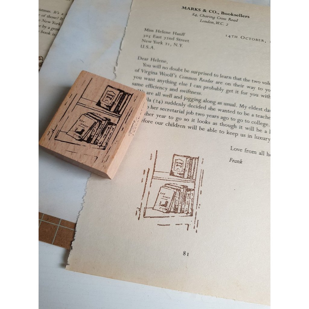 Yeoncharm - Book Shelf Rubber Stamp | Shopee Philippines