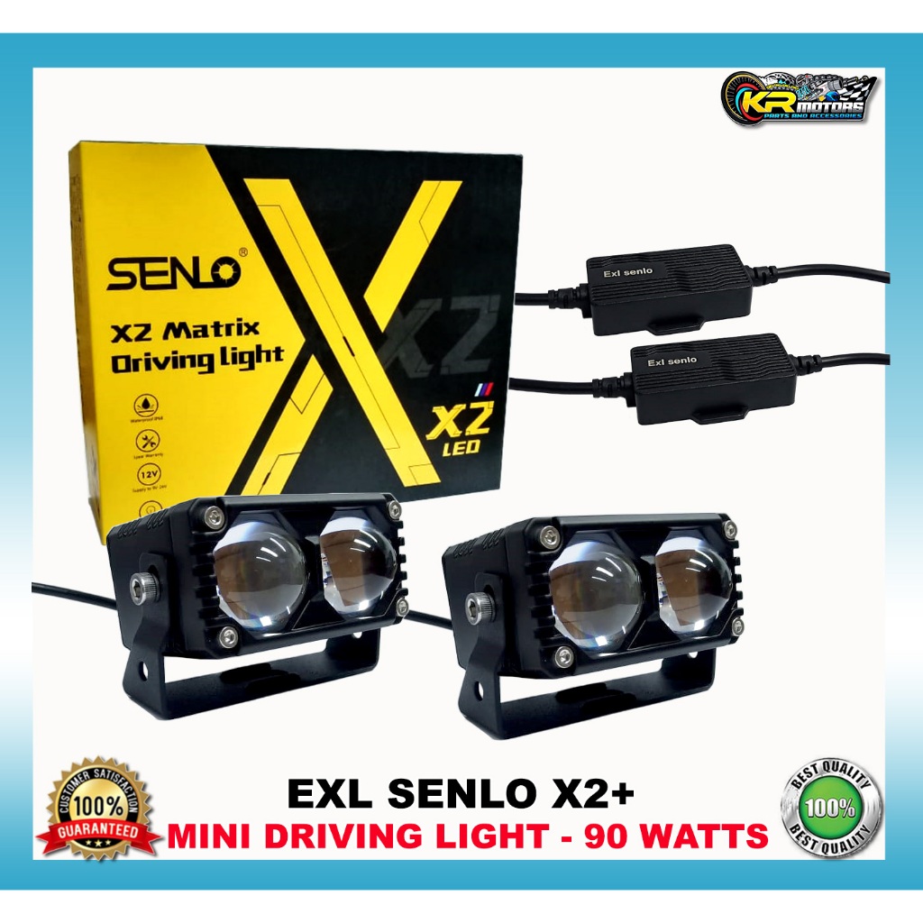 SENLO X2 PLUS V3 MINI DRIVING LIGHT | 90 WATTS | 6 MONTHS WARRANTY ...