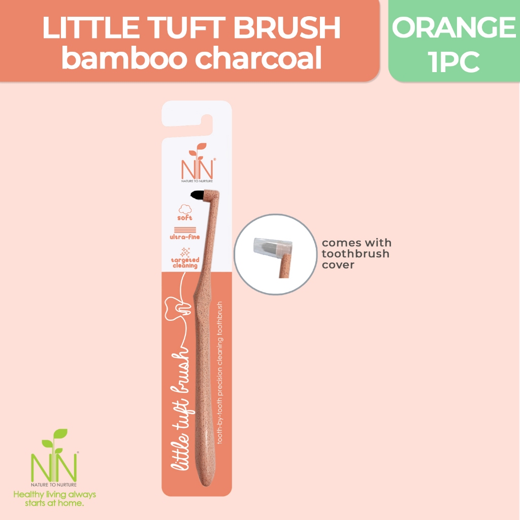 Nature to Nurture Bamboo Charcoal Little Tuft Brush | Shopee Philippines
