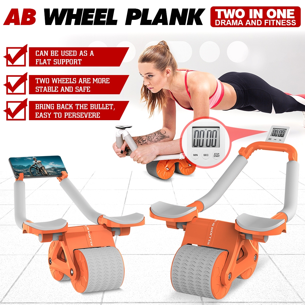 Abdominal Wheel Roller Support Automatic Rebound Domestic Women Fitness ...