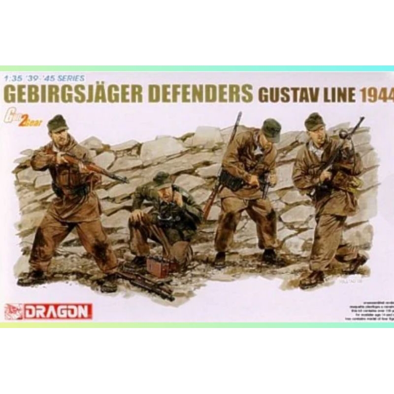 Dragon 6517 Gebirgsjager Defenders Gustav Line 1944 1:35 '39-'45 Series ...