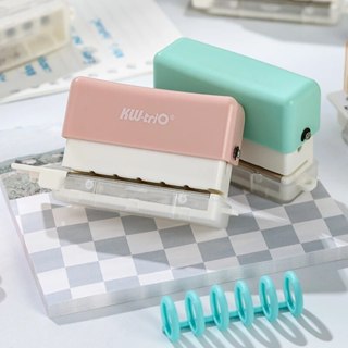 Cute Ring Punch Mini Paper Puncher A4 B5 A5 Loose Leaf Hole Manual ...