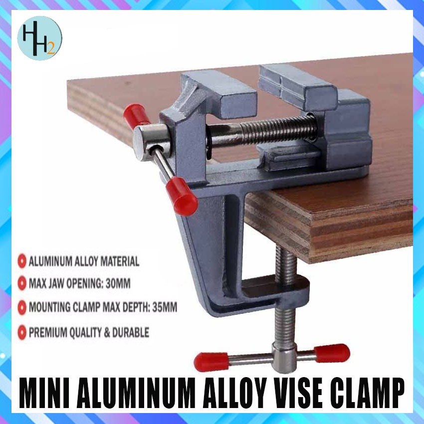 Mini Aluminum Alloy Vice Clamp DIY Jaw Bench Clamp Drill Press Vice ...