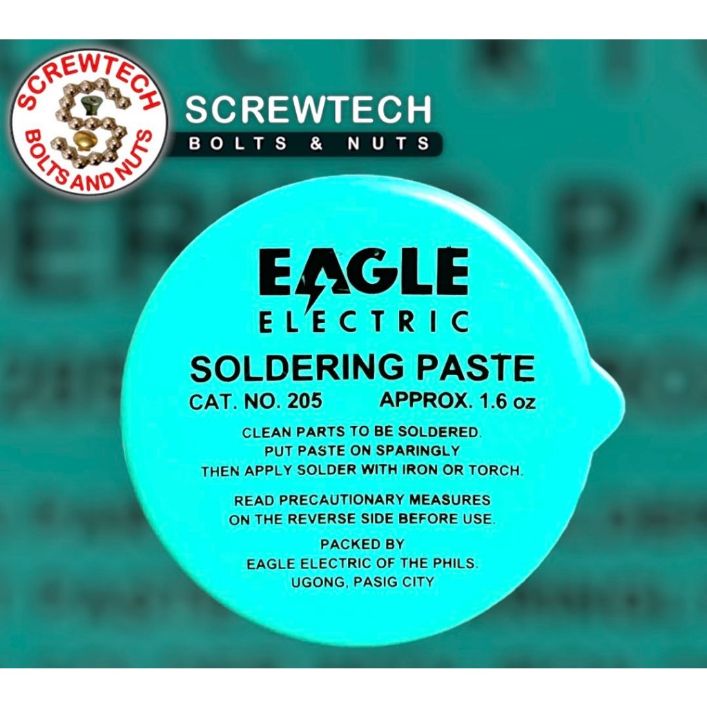 EAGLE NON-CORROSIVE SOLDERING PASTE 205 APPROX. 50 GRAMS | Shopee ... EAGLE NON-CORROSIVE SOLDERING PASTE 205 APPROX. 50 GRAMS | Shopee ...