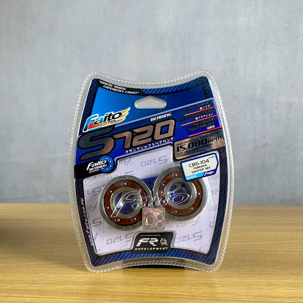 RACING FORCE FAITO - Crankshaft Bearing Set (Sniper Mx) S720 | Shopee ...