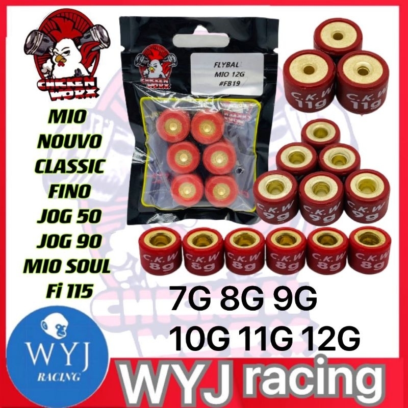 FLYBALL CHICKEN WORX For MIO SPORTY Nouvo Classic Fino, Jog50&90 Mio Soul FI 115 | Shopee ...