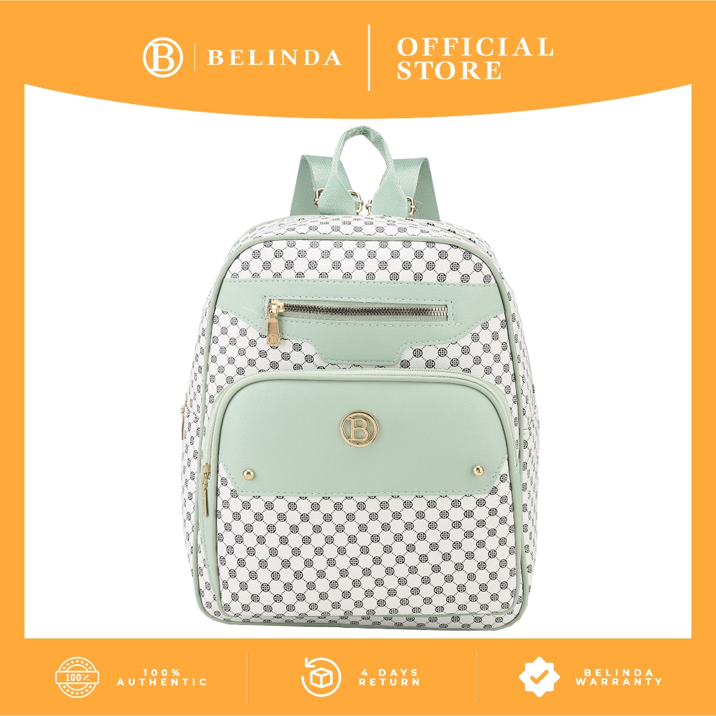 Belinda Bag M1234 Korean Fashion original Backpack PU Leather Bag For ...