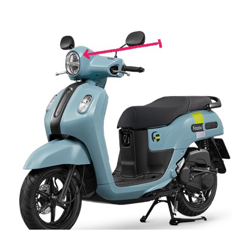 Yamaha Fazzio Fairings Pastel blue sold per piece 100% Yamaha Genuine ...