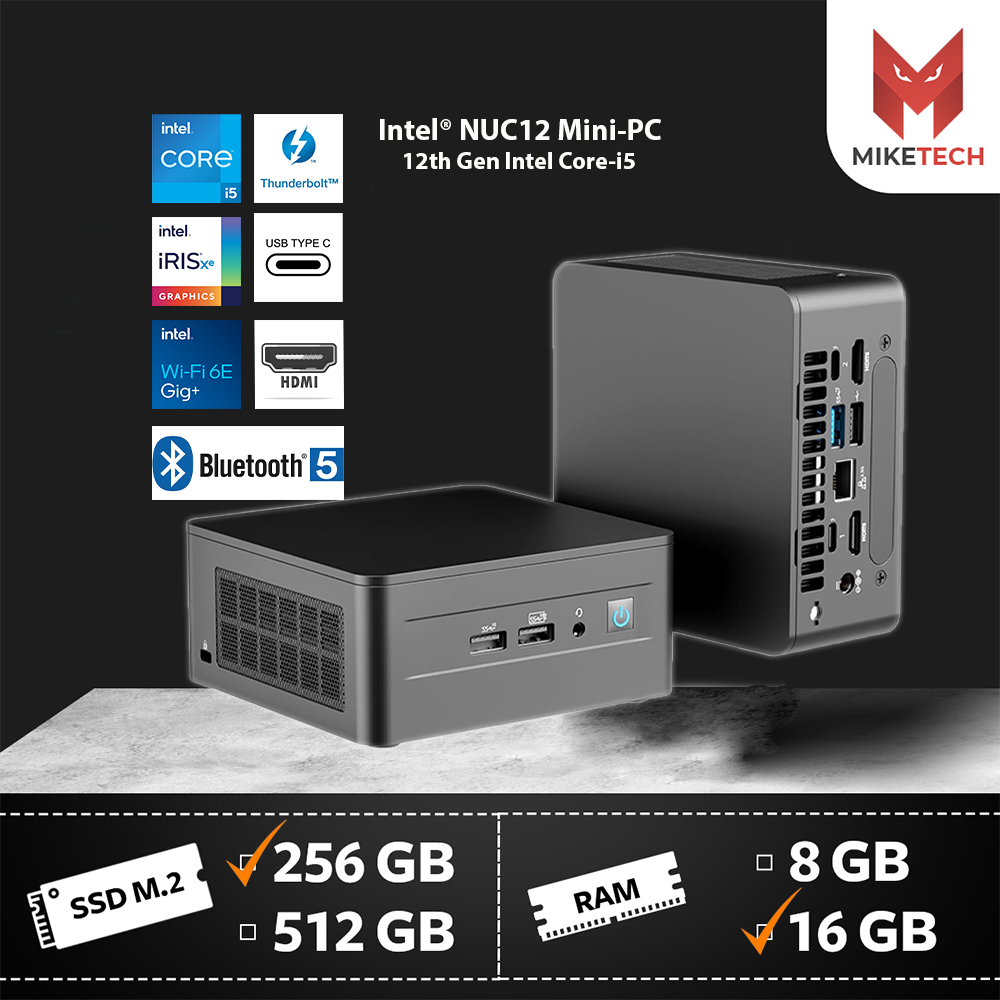 12th Gen,12-Cores Intel Core i5-i7, Intel NUC Mini-PC, Intel Iris Xe ...