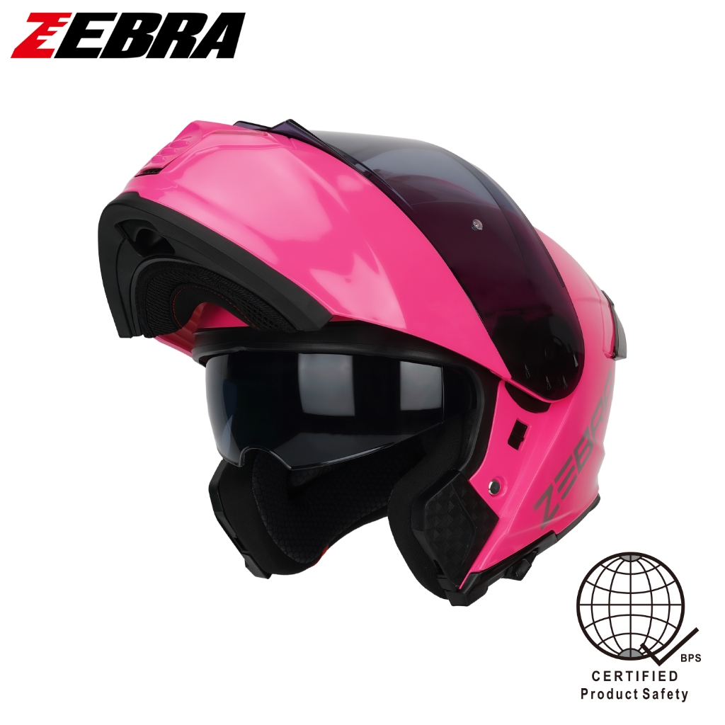 Zebra full face modular helmet motorcycle dual visor with icc A113 ...