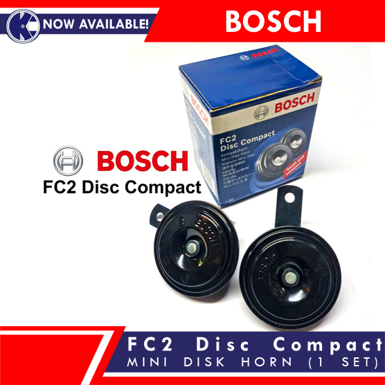 Bosch Disc Compact Horn FC2 12V (Set of 2) | Shopee Philippines
