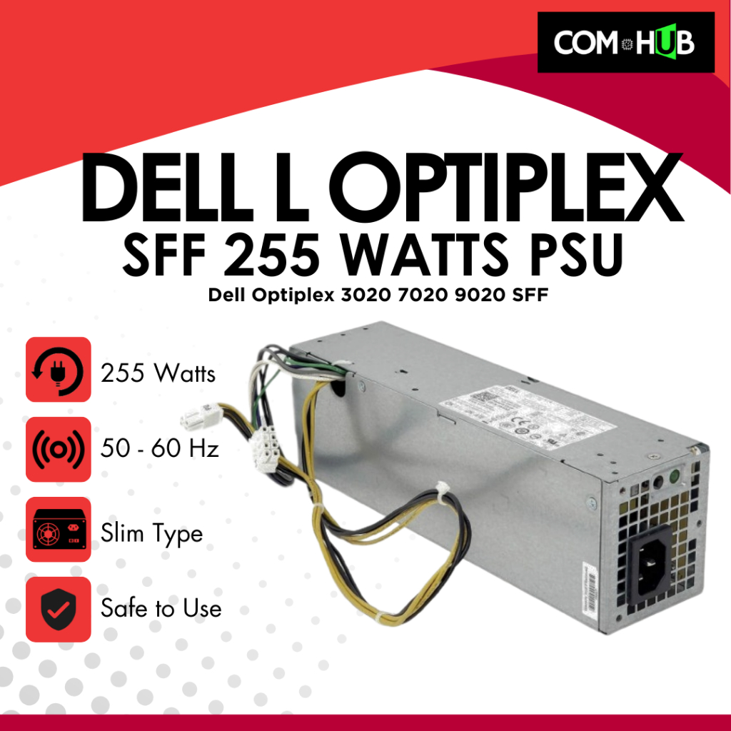 Com Hub PC | Dell Optiplex 3020 7020 9020 SFF 255W Switching Power Supply (Used) | Shopee ...