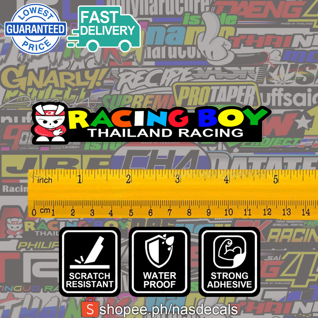 THAI Stickers Collection 1 Waterproof Vinyl Sticker Decals JRP Thailand ...