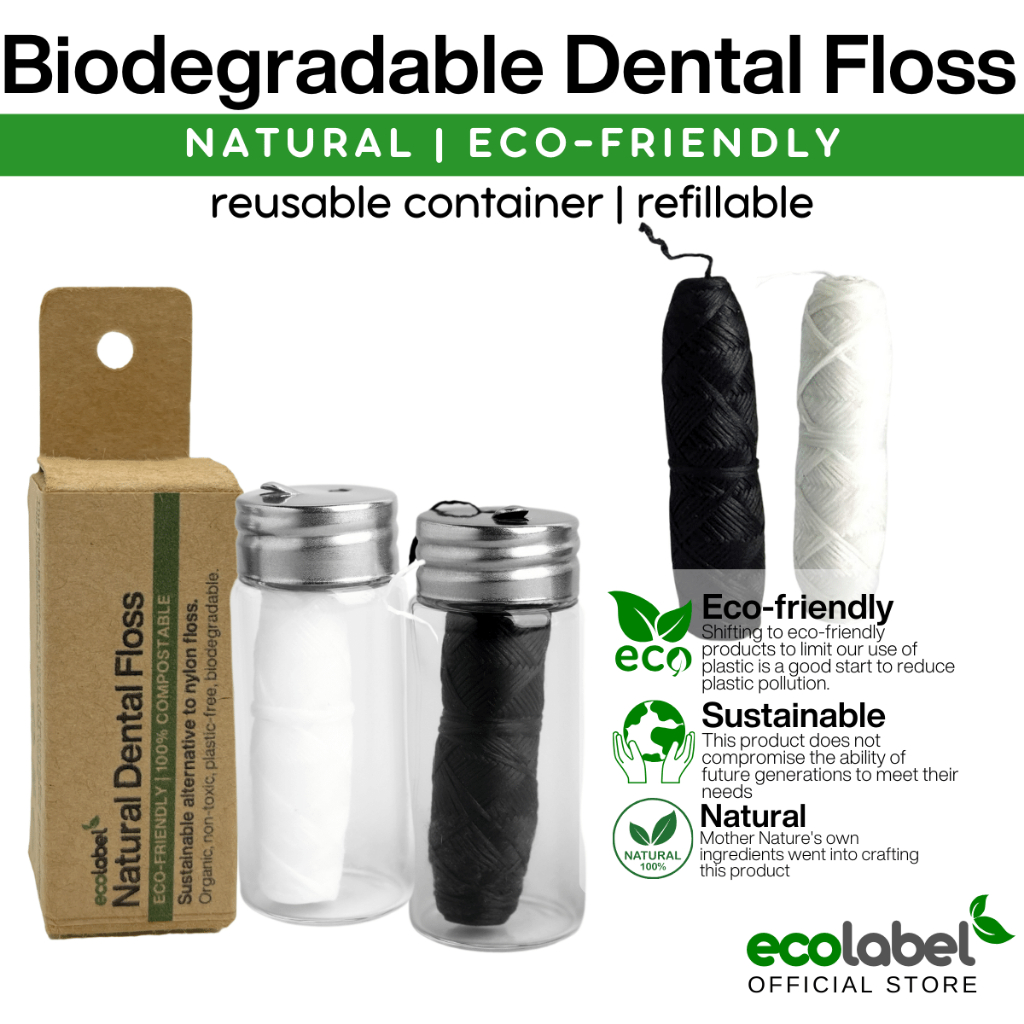 Eco-friendly Biodegradable Dental Floss 100% Biodegradable Compostable ...
