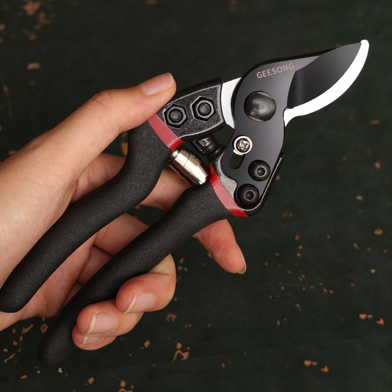 Heavy Duty Garden Pruning Shears Bypass Type Stem Cutter Gardening Plant Scissor Stainless Steel ...