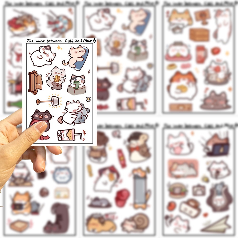 8Sheets/set Fairy Tales Princess Stickers DIY Sticker Make A Face ...